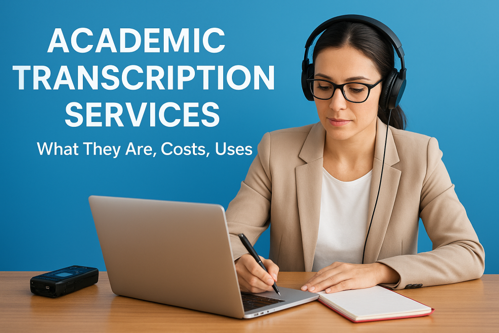 Academic Transcription Services: What They Are, Costs, Uses - Language ...