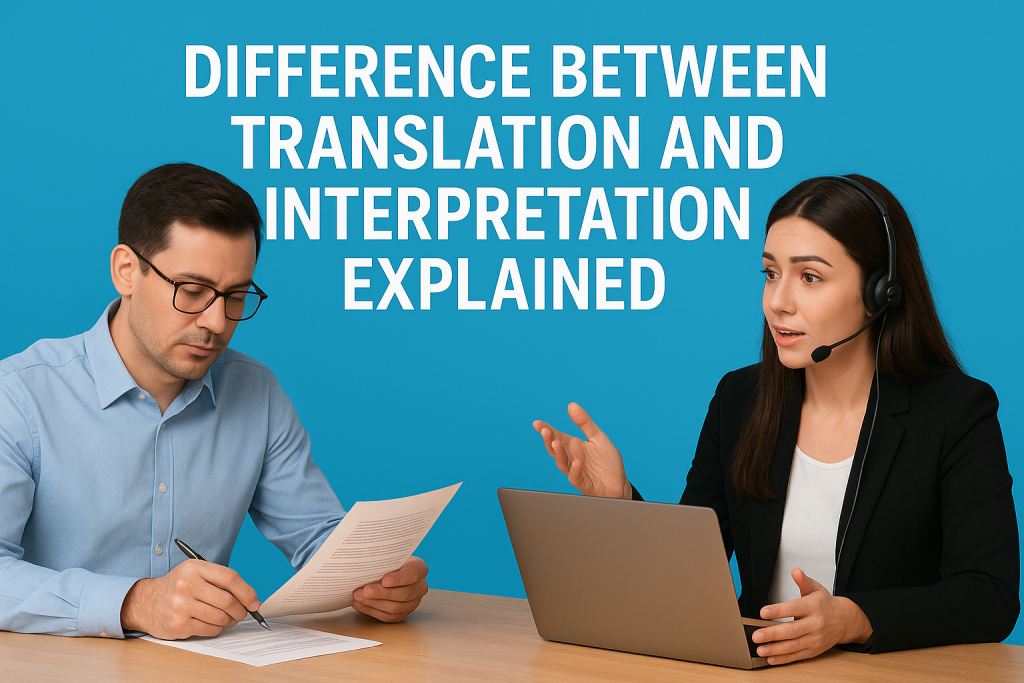 Difference Between Translation and Interpretation Explained - Language ...
