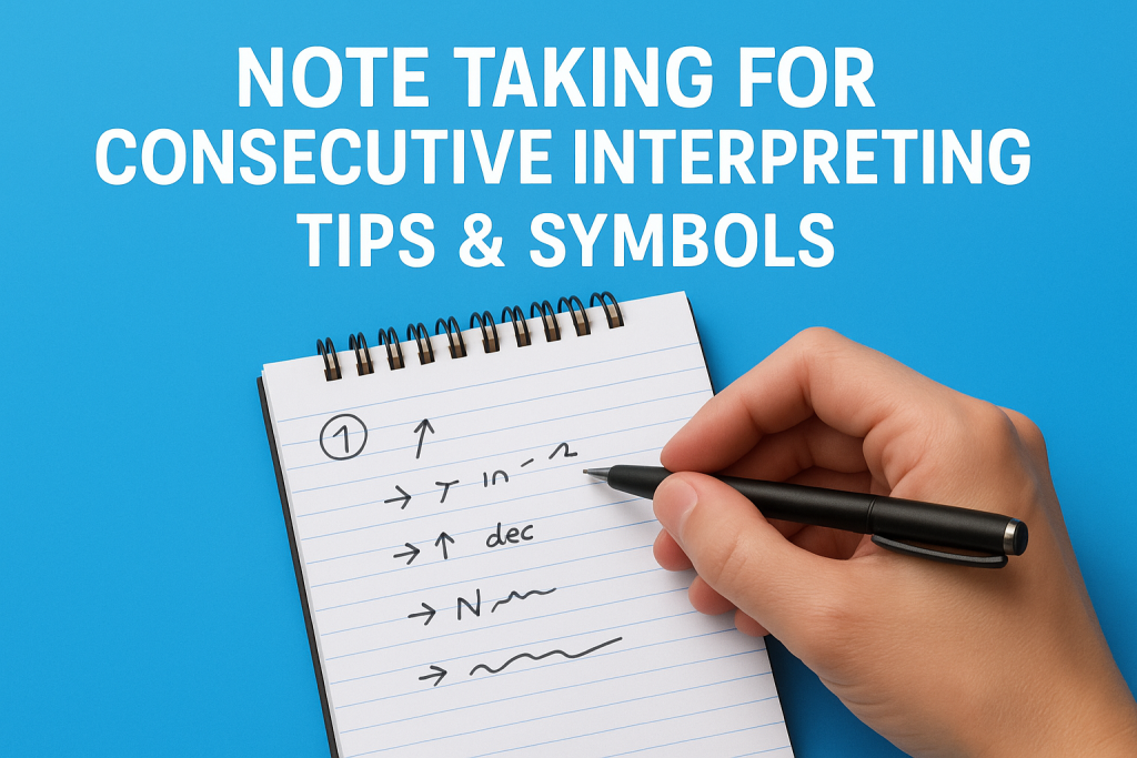 Note Taking For Consecutive Interpreting: Tips & Symbols - Language ...