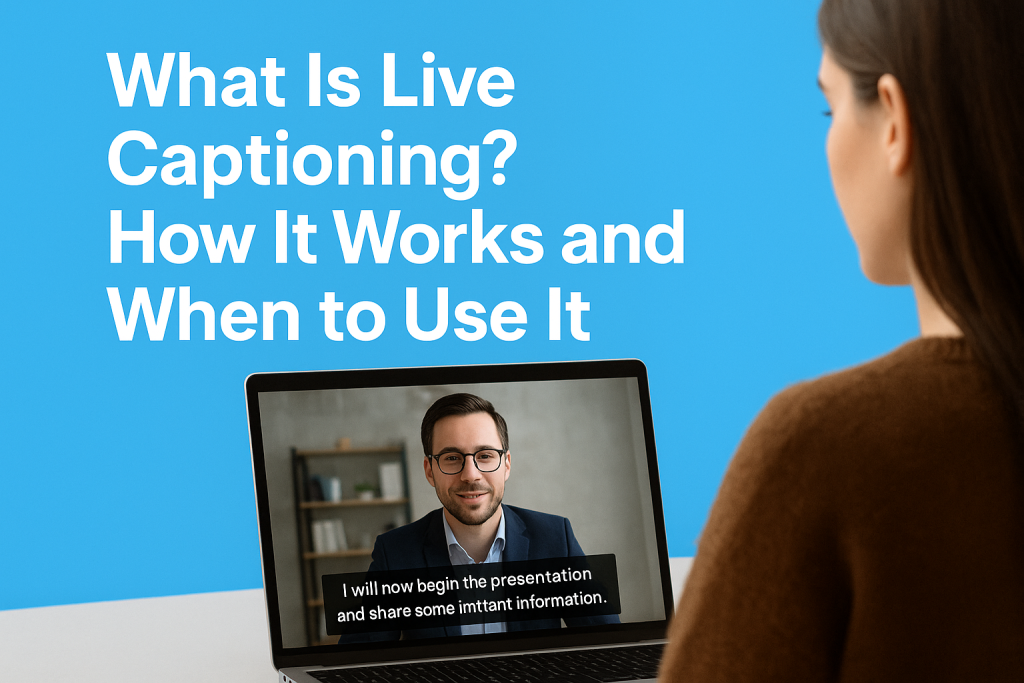 What Is Live Captioning? How It Works and When to Use It - Language ...