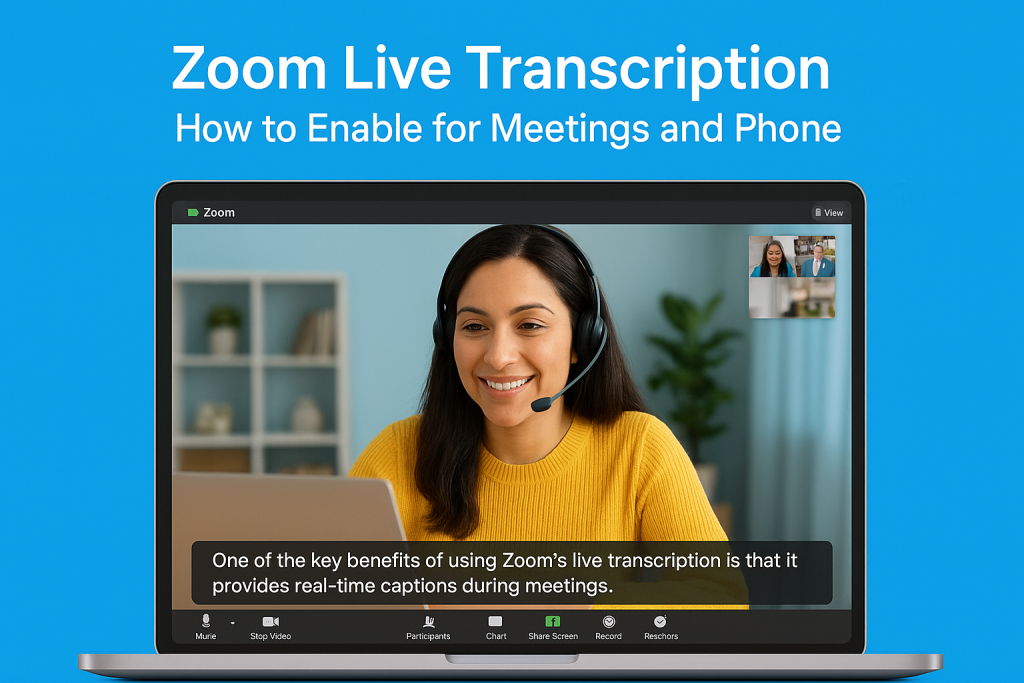 Zoom Live Transcription: How to Enable for Meetings and Phone ...