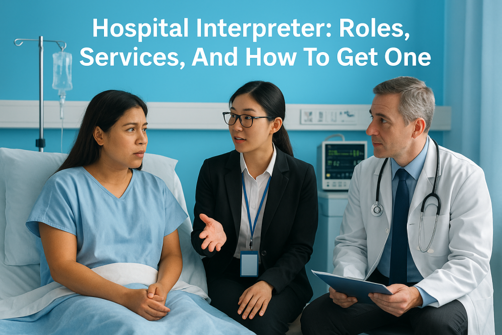 Hospital Interpreter: Roles, Services, And How To Get One - Language ...