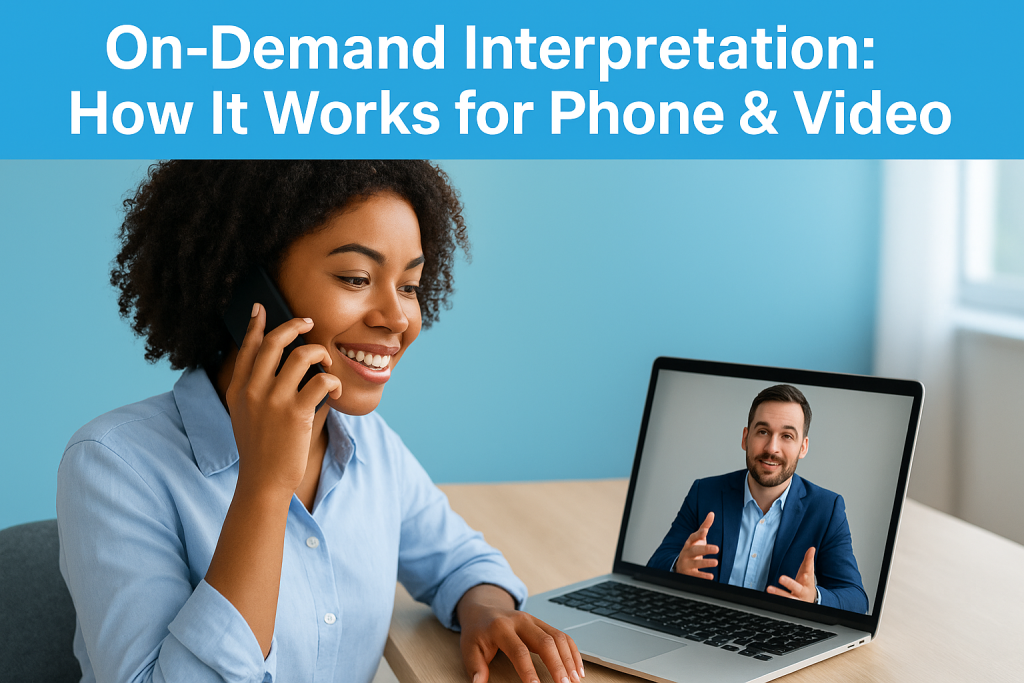 On-Demand Interpretation: How It Works for Phone & Video - Language ...