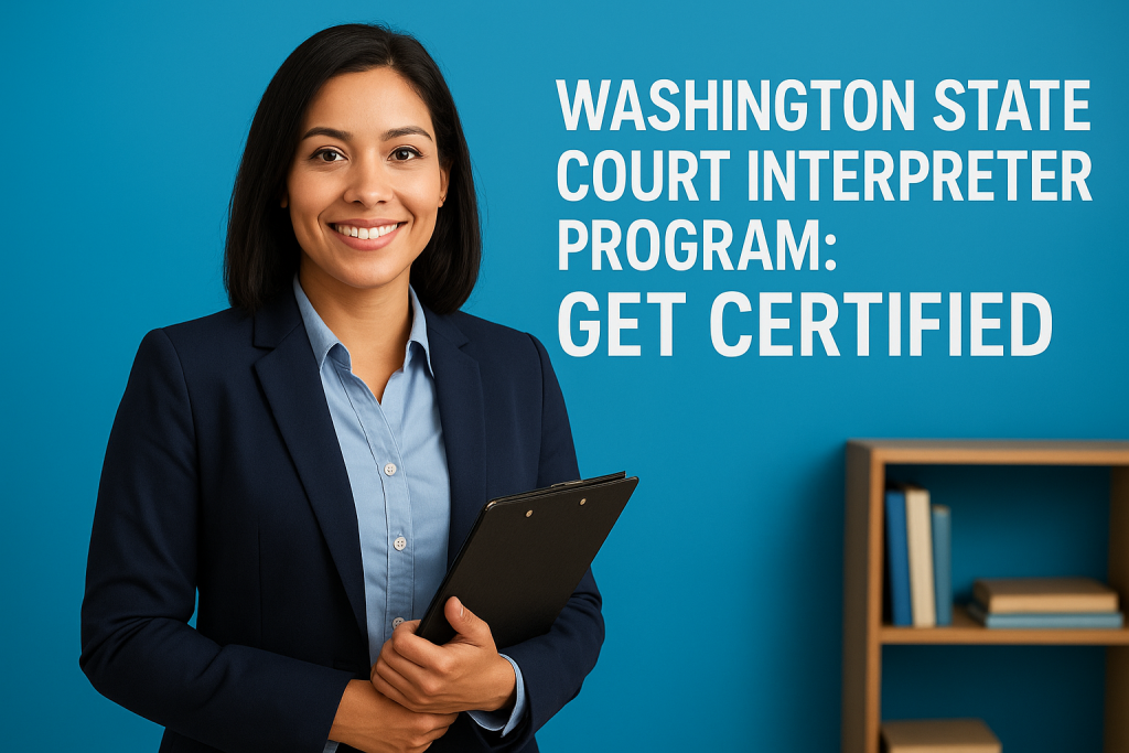 Washington State Court Interpreter Program: Get Certified - Language ...
